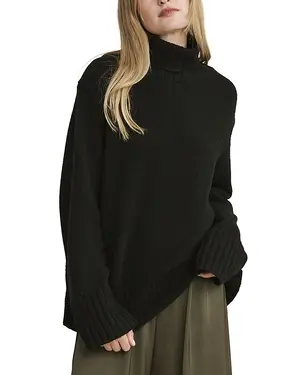 Jenni Kayne Cashmere Turtleneck Sweater - Oatmeal