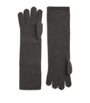 Max Mara Max Mara Cashmere Gloves Grey