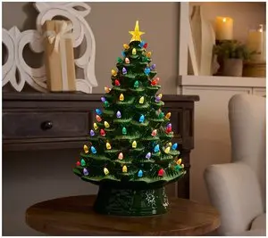 MR. CHRISTMAS 18' Ceramic Nostalgic Tree - One-color