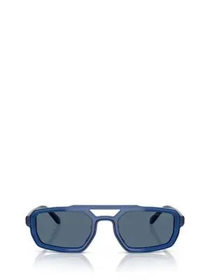 Emporio Armani Aviator Sunglasses - Shiny Opal Blue
