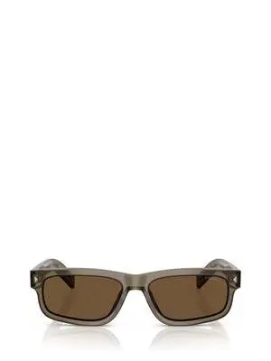 Prada Rectangular Sunglasses - Transparent Terra