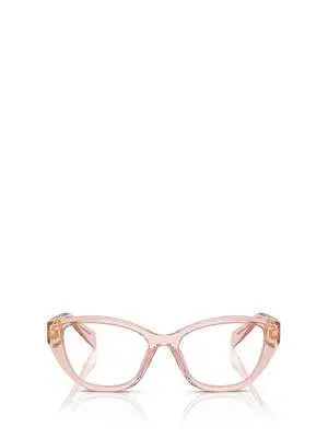 Prada Cat-eye Frame Eyeglasses - Transparent Peach