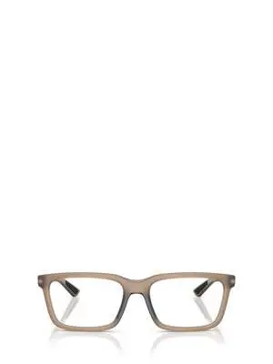 Prada Rectangular Eyeglasses - Frosted Brown