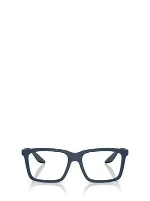 Prada Rectangular Eyeglasses Blue Rubber