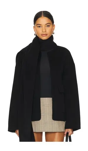 Rue Sophie Jardin Scarf Jacket - Black