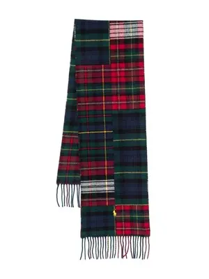 Polo Ralph Lauren Patchwork Scarf - Red