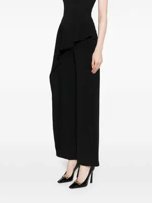 EDWARD ACHOUR PARIS Ruffled Flared Trousers