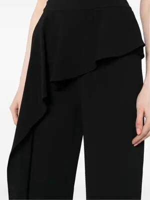 EDWARD ACHOUR PARIS Ruffled Flared Trousers
