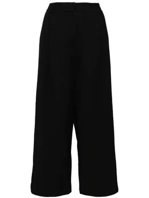 EDWARD ACHOUR PARIS Straight-leg Wool-silk Blend Trousers