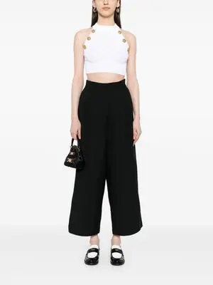 EDWARD ACHOUR PARIS Straight-leg Wool-silk Blend Trousers