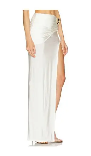 MICHAEL COSTELLO X Magnolia Maxi Skirt - Ivory