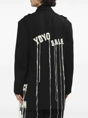Yohji Yamamoto Embroidered Blazer
