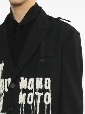 Yohji Yamamoto Embroidered Blazer