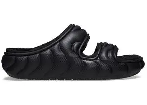 CROCS Classic Cozzzy Overpuff Sandal - Black
