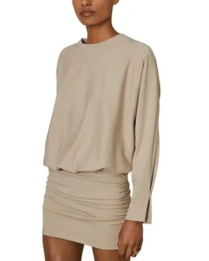 REISS Lorenza Long Sleeve Mini Dress