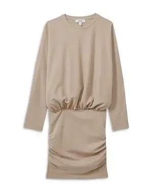 REISS Lorenza Long Sleeve Mini Dress