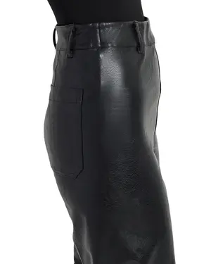 Lyssé High-rise Faux Leather Cropped Pants - Kohl Black