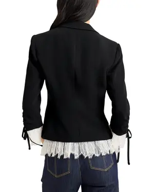 Cinq À Sept Le Petit Roxie Blazer - Black/ivory