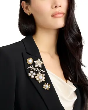 Cinq À Sept Le Petit Roxie Blazer - Black/ivory