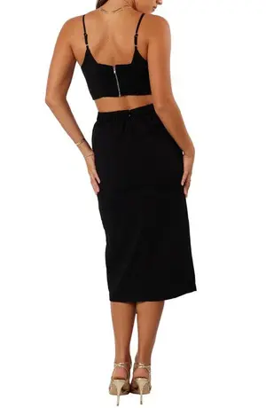 PETAL & PUP Zanita Crop Tank & Midi Skirt Set