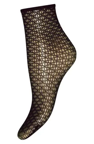 Wolford Fine Net Ankle Socks