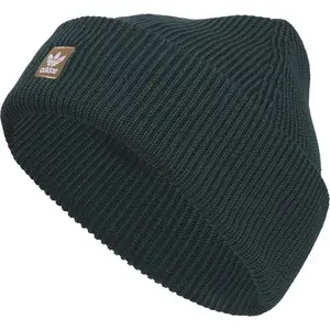 Adidas Terrace Ribbed Beanie - Aurora Green/brown/white