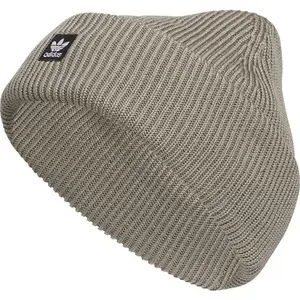 Adidas Terrace Ribbed Beanie - Silver Pebble/black/white