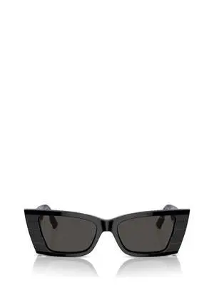 JIMMY CHOO Rectangular Sunglasses - Matte Black