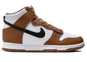 Nike Dunk High Next Nature Sneakers - Light British Tan/white/black