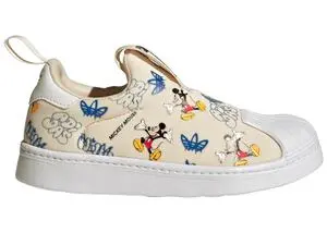 Adidas Superstar 360 Disney Mickey Slip-on Sneakers - Wonder White/cloud White/core Black
