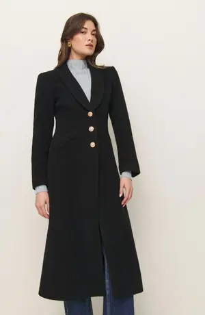 REFORMATION Eden Recycled Wool-blend Coat