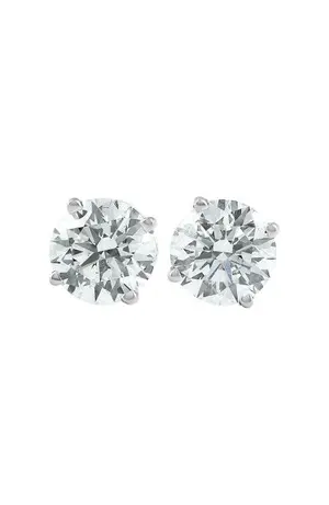 BLISS DIAMOND 2 Ct Tw Lab Grown Diamond Stud Earrings - 14k White Gold