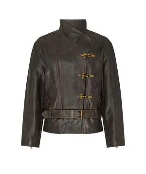 Isabel Marant Leather Jacket - Black