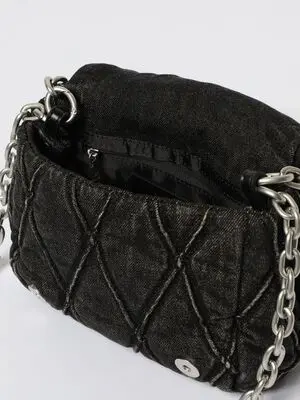 DIESEL Quilted Handbag With Chain Strap