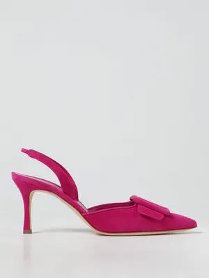 Manolo Blahnik High Heel Shoes - Plum