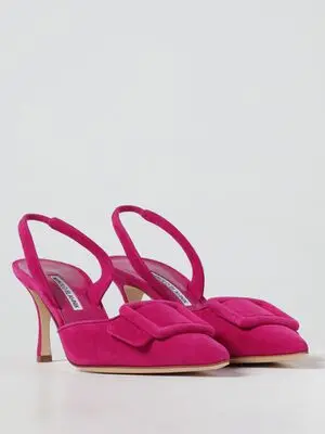 Manolo Blahnik High Heel Shoes - Plum