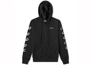 Off-White Chain Arrow Slim Zip Hoodie