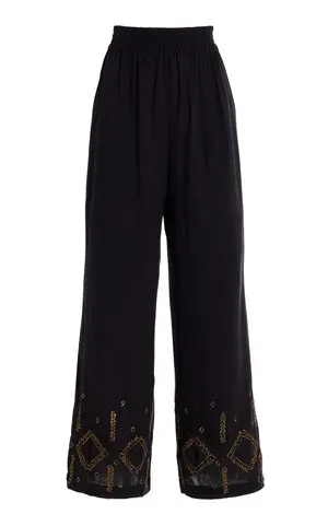 ALL THAT REMAINS Cleo Wide-leg Pants - Black