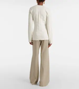 Tove Uma Jacquard Jacket - White