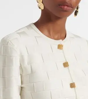 Tove Uma Jacquard Jacket - White