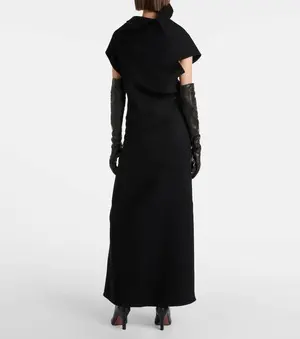 THE ROW Kamil Paneled Cashmere Gown