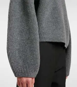 TOTEME Ribbed-knit Wool-blend Turtleneck Sweater