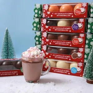 COCOBA Salted Caramel Hot Chocolate Bombs With Marshmallows 150g
