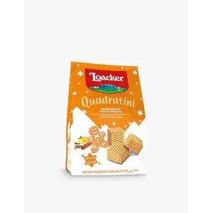 LOACKER Quadratini Crispy Gingerbread Flavoured-cream Filled Wafer Cubes 250g - One-color