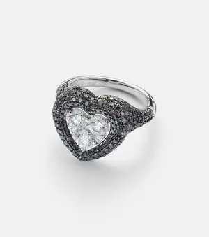 KAMYEN Manaal 18kt White Gold Diamond Ring - Metallic