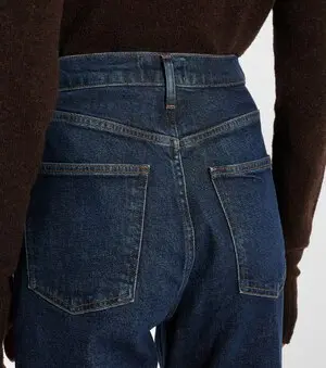 AGOLDE Stovepipe High-rise Straight Jeans - Blue