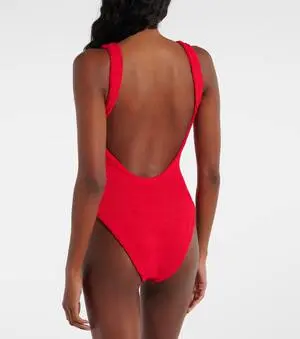 Hunza G Square Neck One Piece Swimsuit