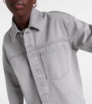 Bottega Veneta Denim Trucker Jacket - Grey