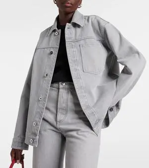 Bottega Veneta Denim Trucker Jacket - Grey