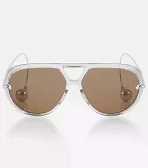 Bottega Veneta Aviator Sunglasses - Grey